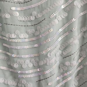 Express | Tops | Seafoam Green Sequin Top | Poshmark